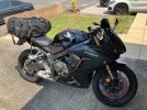 Luggage - CBR650R with Kriega US20+30+20 tail combo | Honda CB650F ...