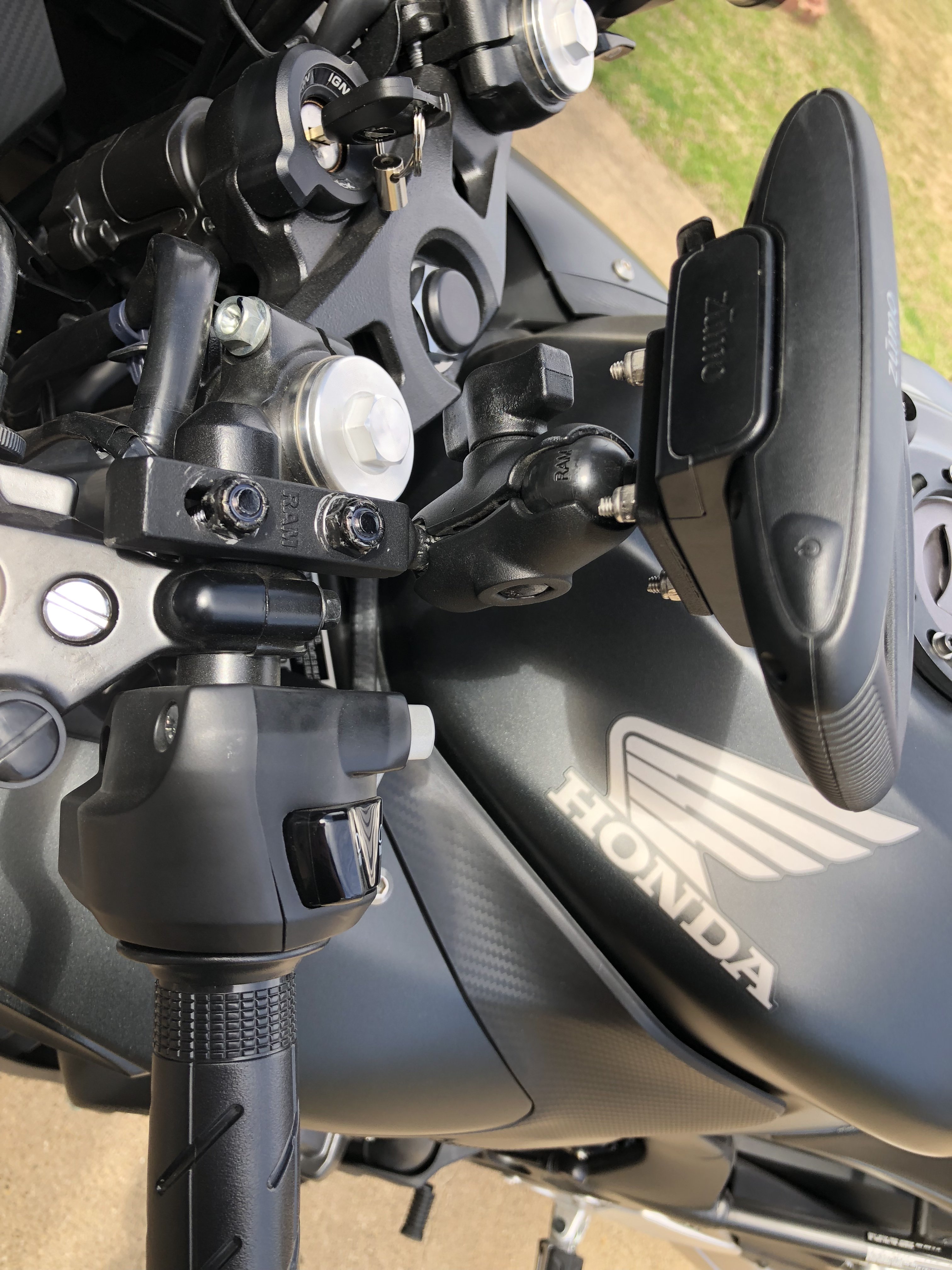 Accessories - CB650F RAM mount location? | Honda CB650F/CBR650F ...