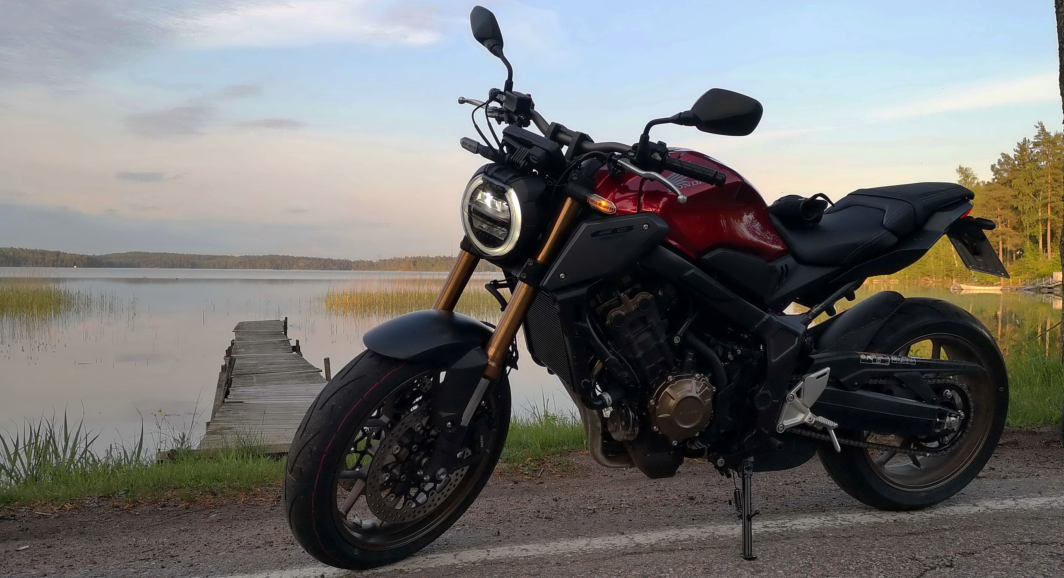 Finnish lakeside with Neosport | Honda CB650F/CBR650F & CB650R/CBR650R ...